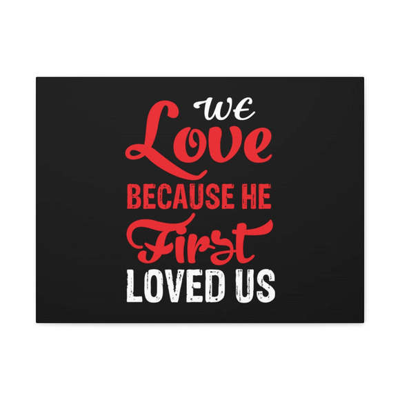 Express Your Love Gifts | Art | Scripture Sign We Love Red John 419 ...